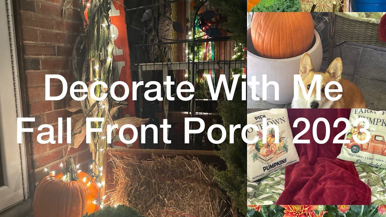 Decorate with Me: Fall Front Porch 2023 - YouTube