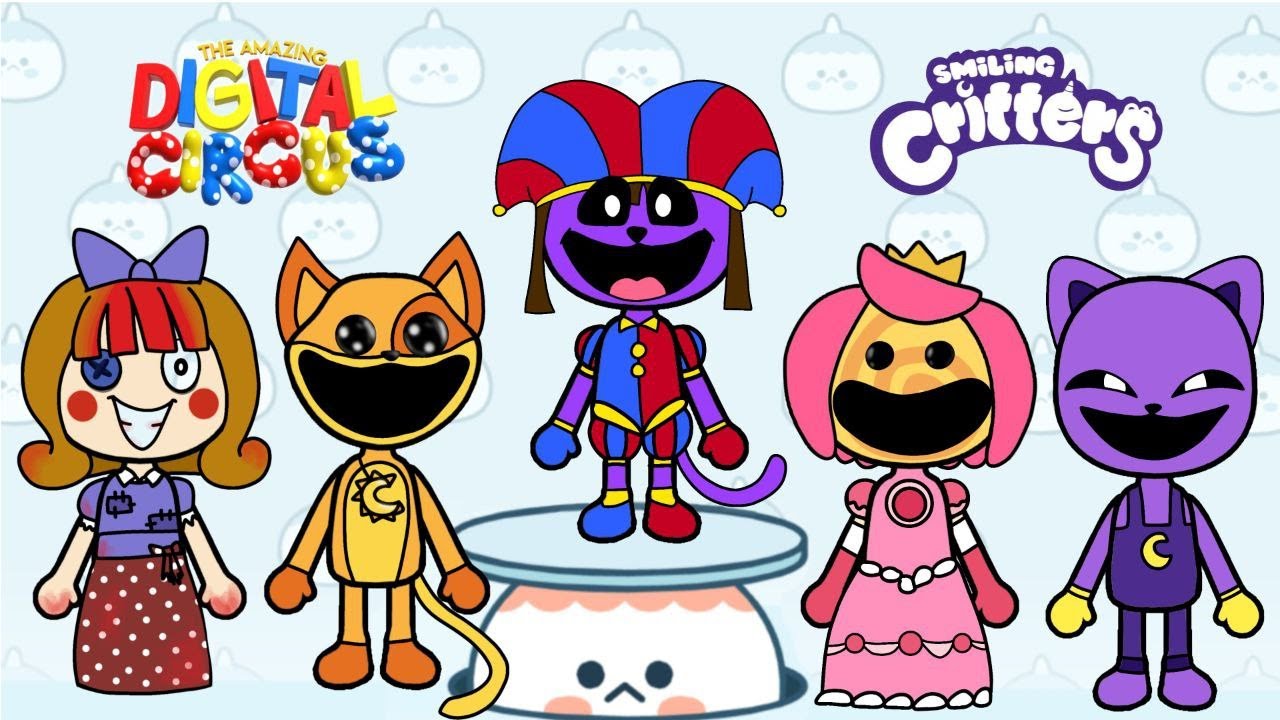 The Amazing Digital Circus vs Poppy Playtime | Pomni, Catnap, Dogday ...