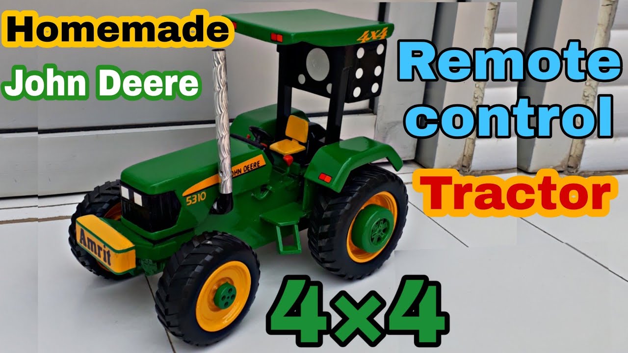 John Deere 5310 4x4 tractor remote control model - YouTube