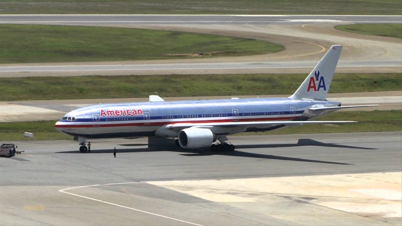 [ HD ] American Airlines B7777-223/ER at Guarulhos GRU/SBGR - YouTube