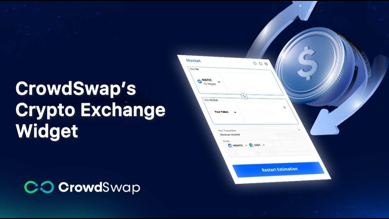 CrowdSwap’s Crypto Exchange Widget - YouTube