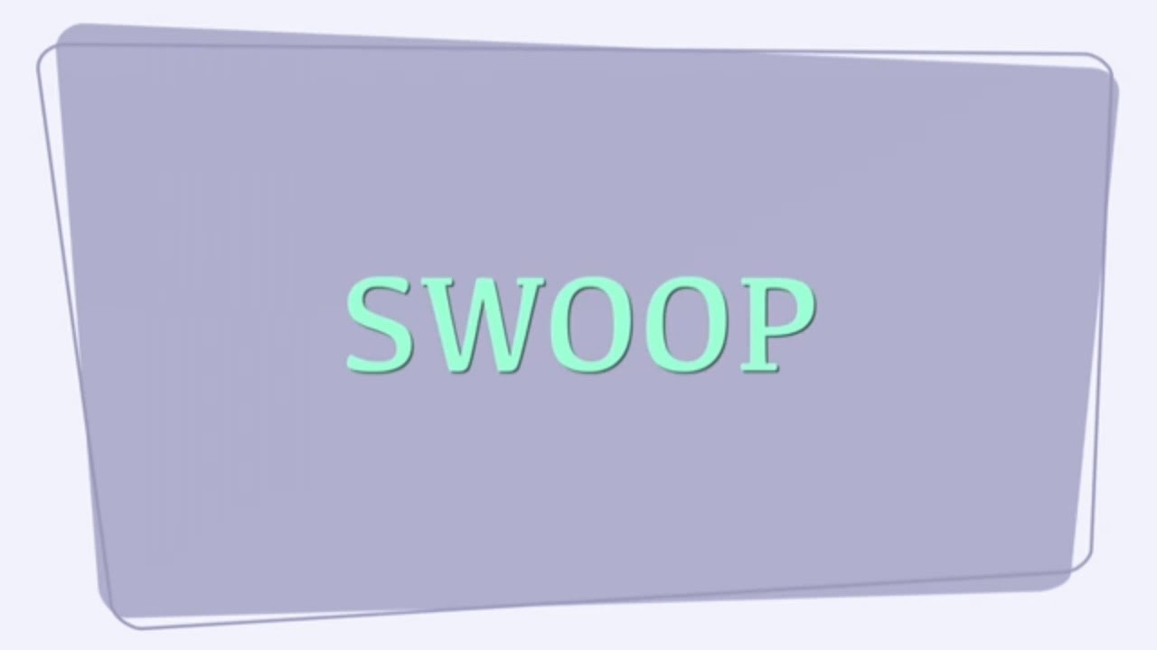 Swoop SOUND EFFECTS - YouTube