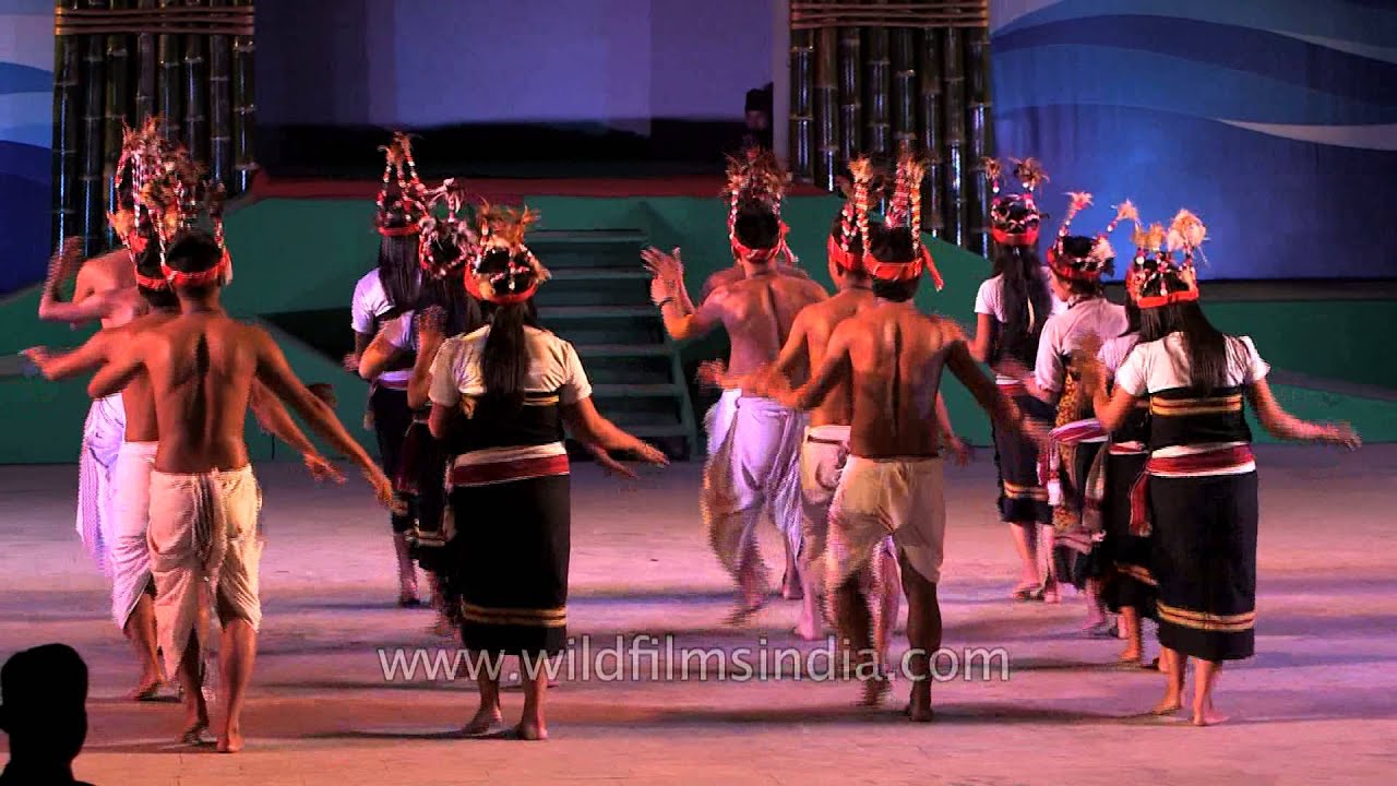 Cultural presentation by Kuki tribe - Sangai Fest - YouTube