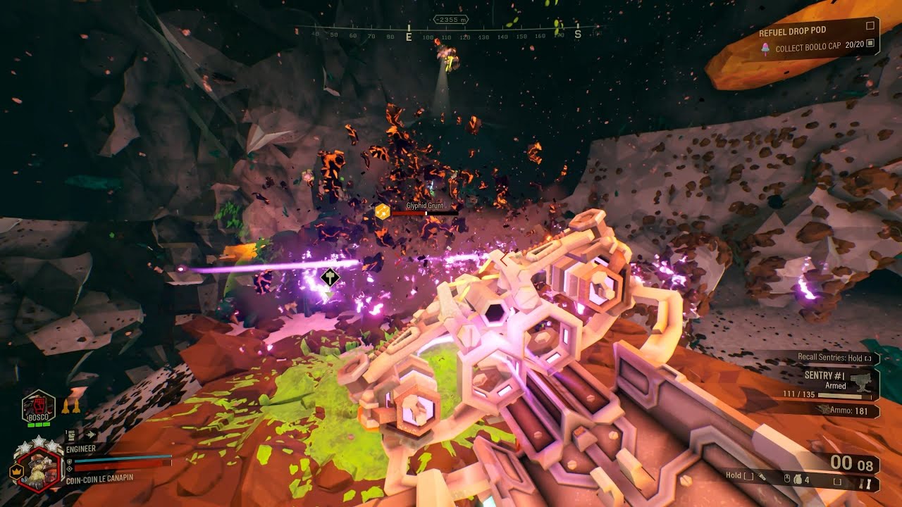 Deep Rock Breach Cutter's Spinning Death satisfaction - YouTube