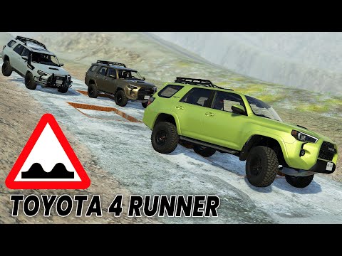 BeamNG Drive - Suspension & Stress Testing Toyota 4Runner - YouTube