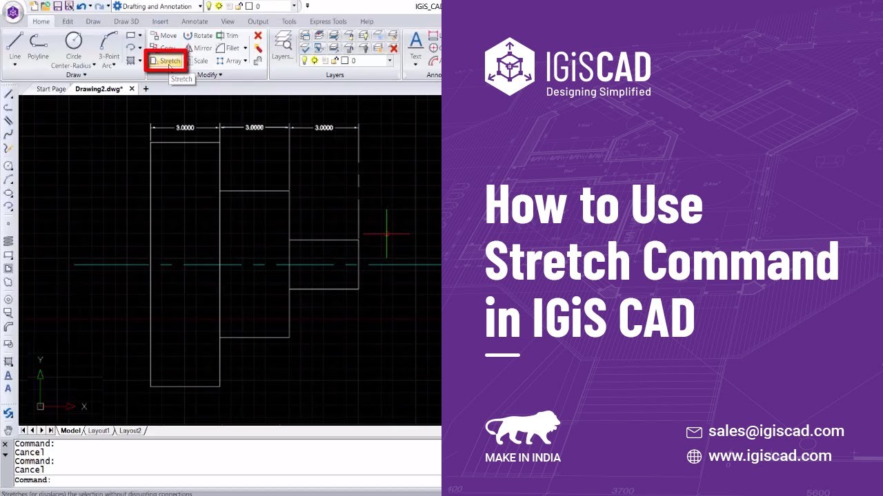 How To Stretch An Object By Stretch Command In IGiS CAD Software YouTube how-to-stretch-an-object-by-stretch-command-in-igis-cad-software-youtube