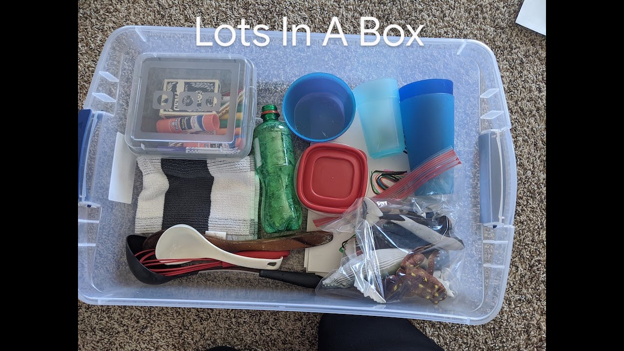Lots In A Box (5 child activities in one box) - YouTube