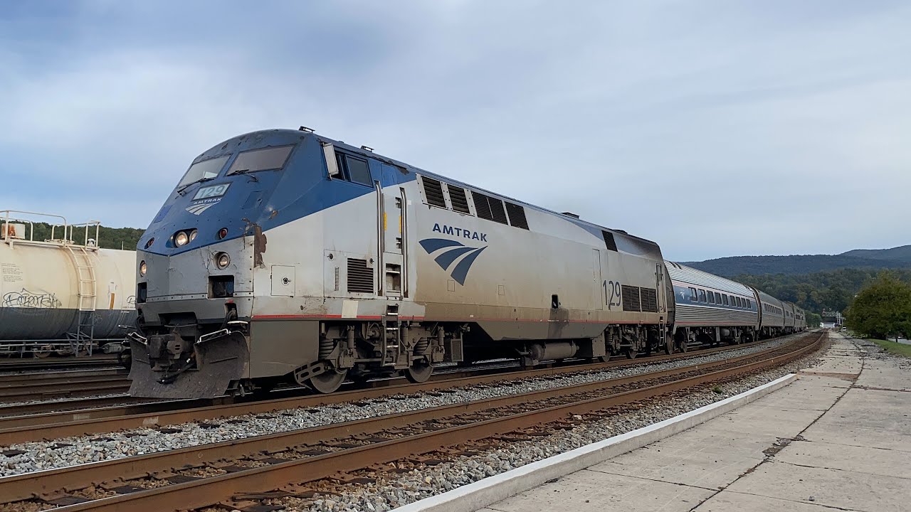Amtrak's Cardinal Train No. 51 (11) West Through Nicelytown & Covington ...