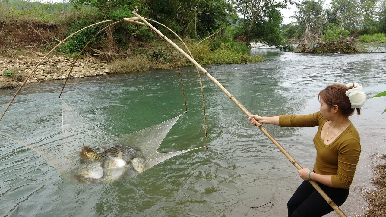Fishing Exciting | Traditional Fishing With Fishing Nets, Using Good ...
