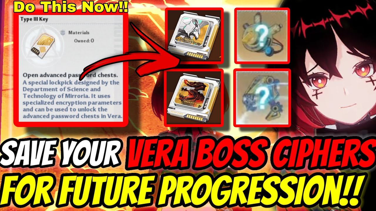 Tower of Fantasy SAVE YOUR VERA BOSS CIPHERS NOW!!! - YouTube