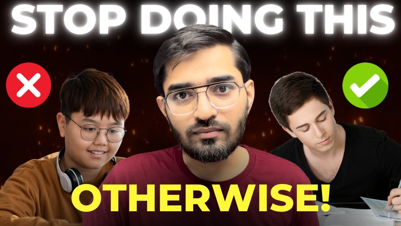 JEE 2024 🚫STOP Making These Mistakes if You Want Selection!! | Vora ...