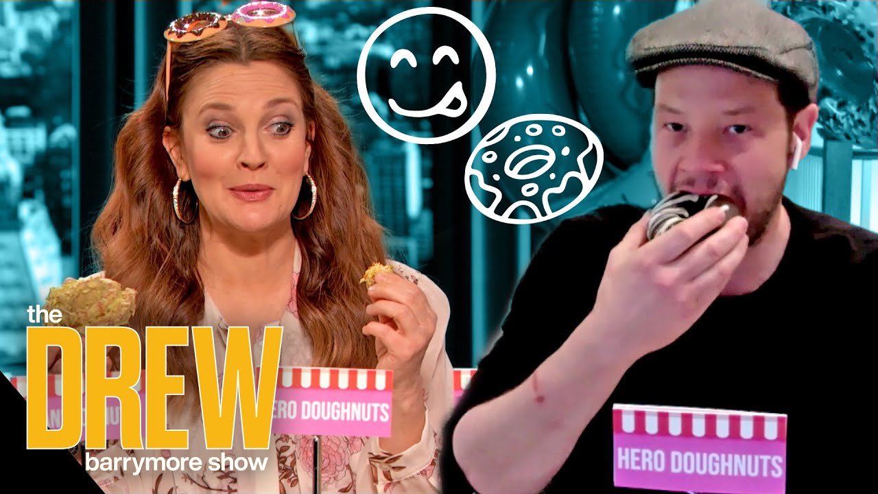 Ike Barinholtz Helps Drew Crown the Best Donut | Battle of the Bites ...