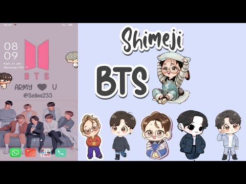 Cara Mudah Membuat Shimeji BTS Di Android | Anime BTS - YouTube