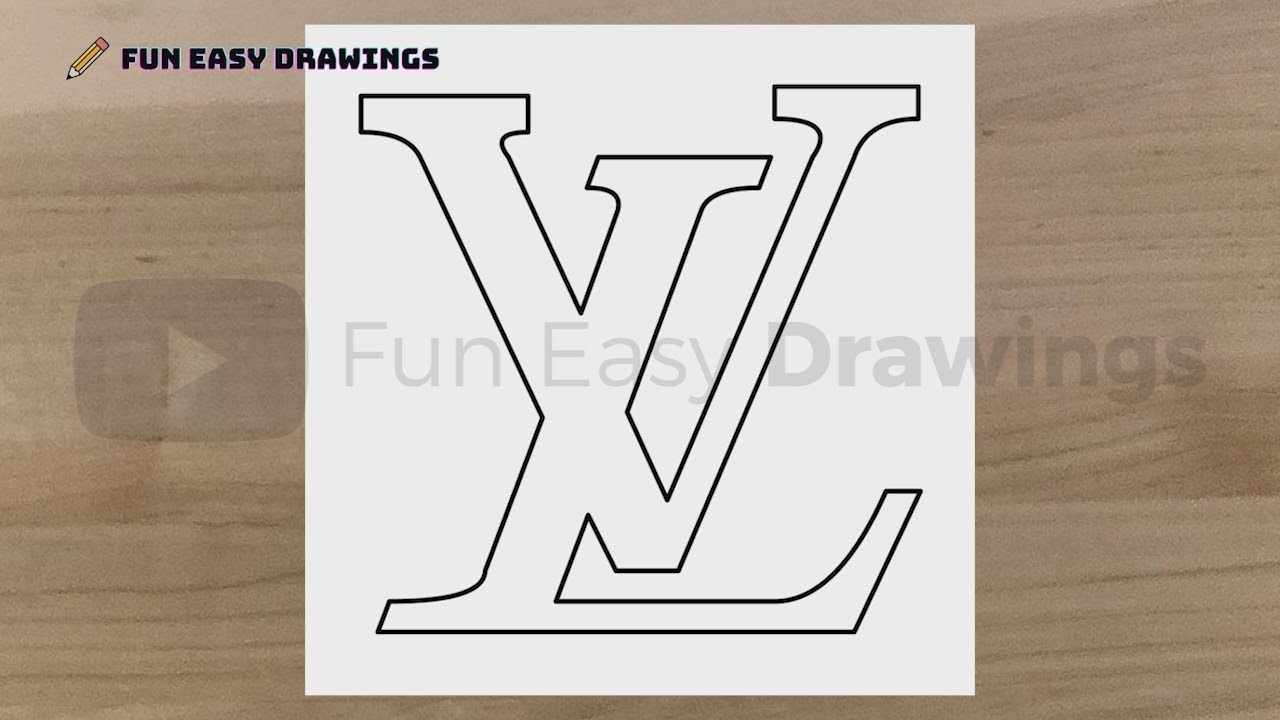 How To Draw Louis Vuitton Logo