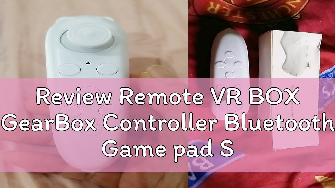 Review Remote VR BOX GearBox Controller Bluetooth Game pad Smartphone ...