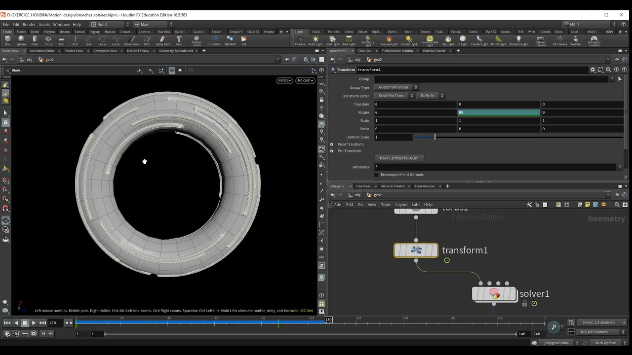 Tuto du jeudi : Motion design avec Solver - Houdini - YouTube