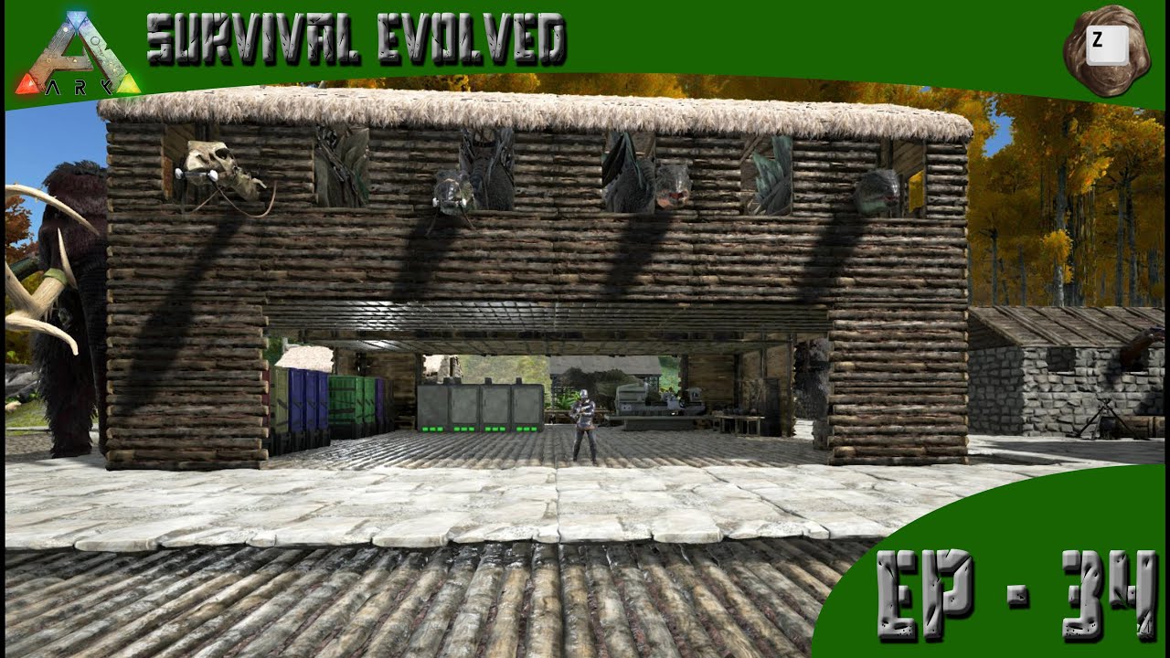 ARK: Survival Evolved - New Workshop Area - Series Z - EP-34 - YouTube