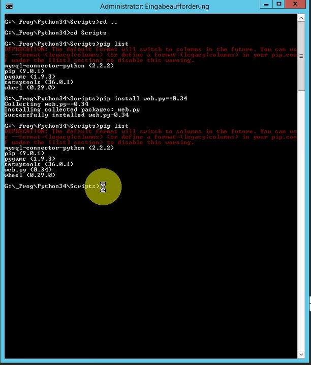 python web py installieren - YouTube