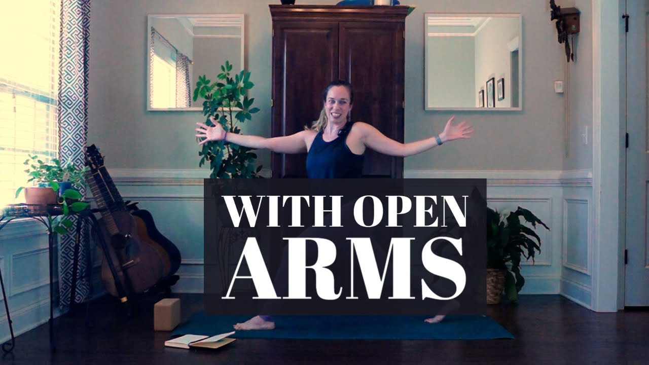 Open-Arm Twist Yoga Class | 45-Minute Vinyasa Yoga Flow | Yoga at Home ...