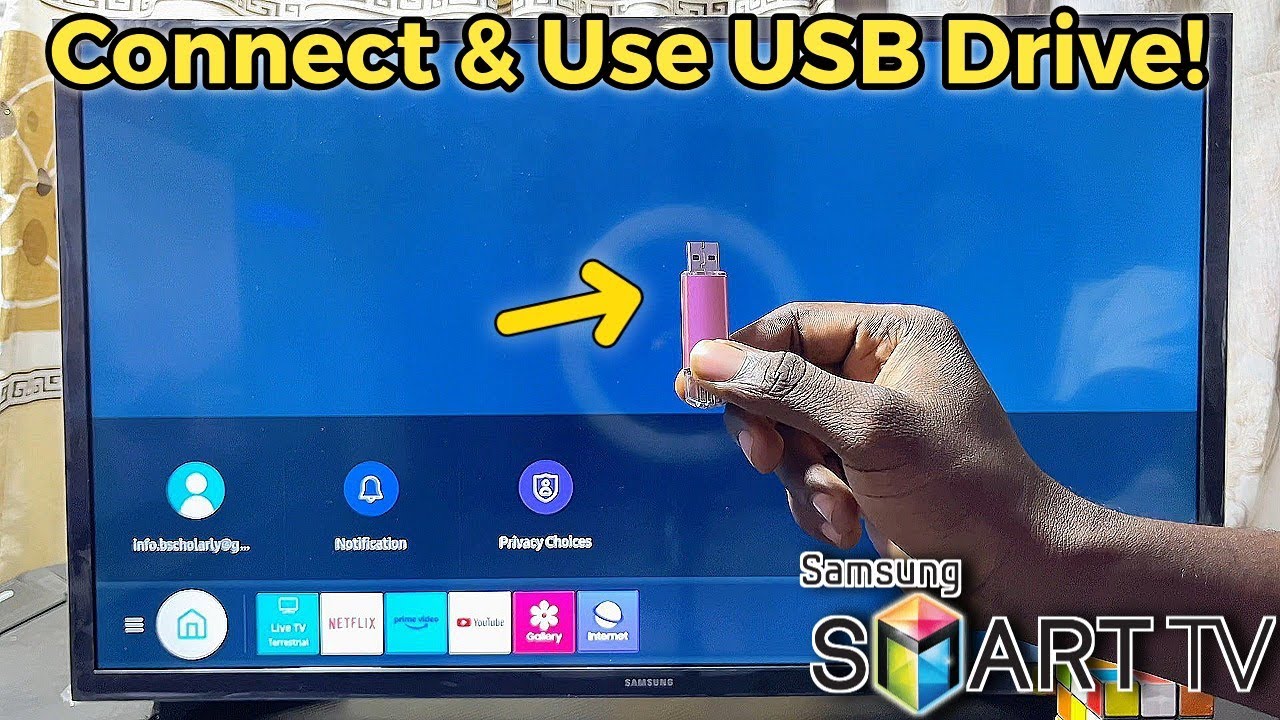 How to Use a USB Drive on Samsung Smart TV! - YouTube