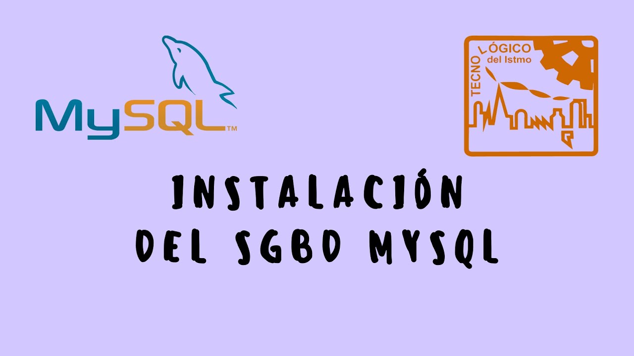 Instalación Del Sgbd Mysql Youtube