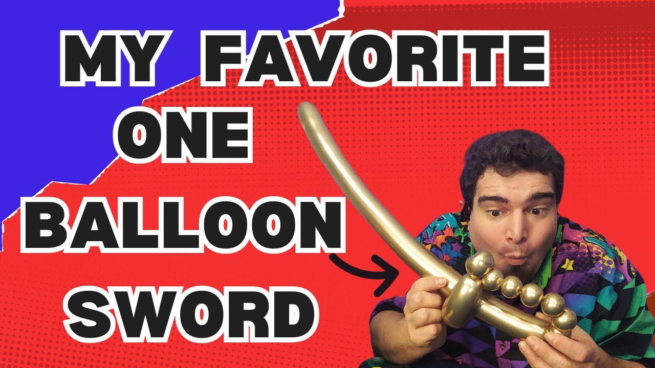 The most incredible one-balloon sword ever - YouTube