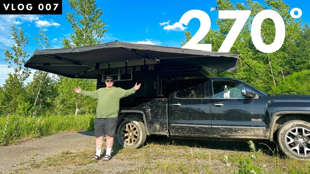 On installe un AUVENT 270 degrés sur notre CAMPEUR PORTÉ | CAMPER BUILD ...