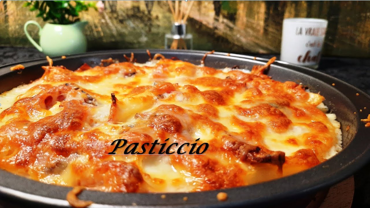 Pasticcio dinde fumée cosa mia الطريقة الأصلية لتحضير الأكلة الإيطالية ...