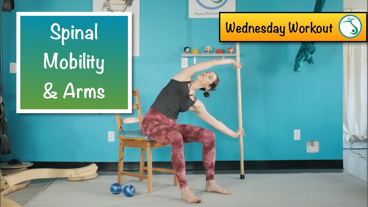 Seated Spinal Mobility and Arms - YouTube