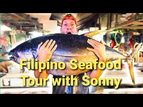 Filipino Seafood Tour with Sonny food expert - YouTube