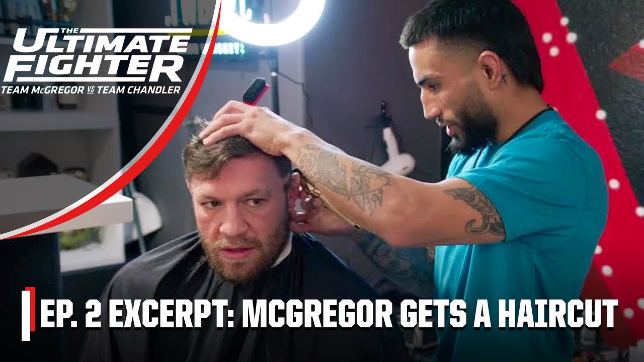The Ultimate Fighter Excerpt: Conor McGregor gets a haircut from a team ...