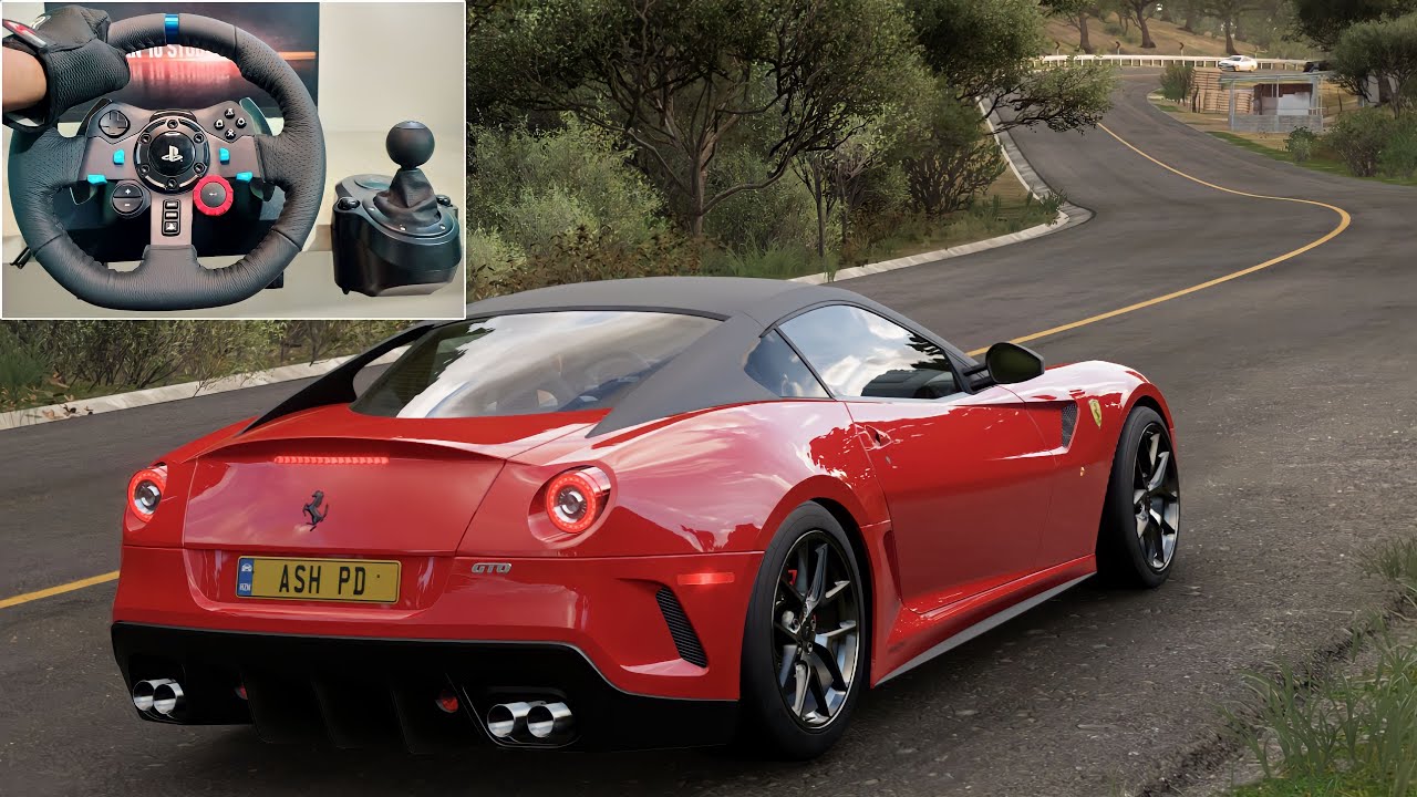 Ferrari 599 GTO - Forza Horizon 5 (Steering Wheel + Shifter) Gameplay ...