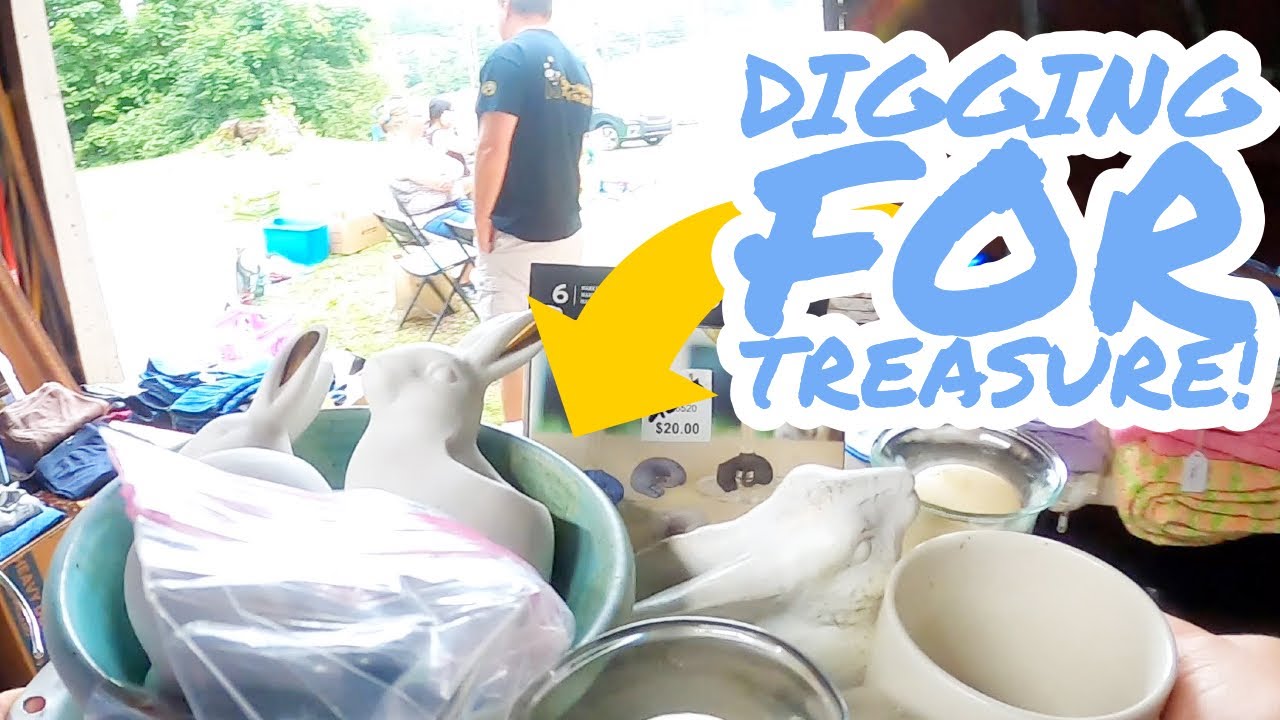 Early Morning YARD SALE Treasure Hunting! - YouTube