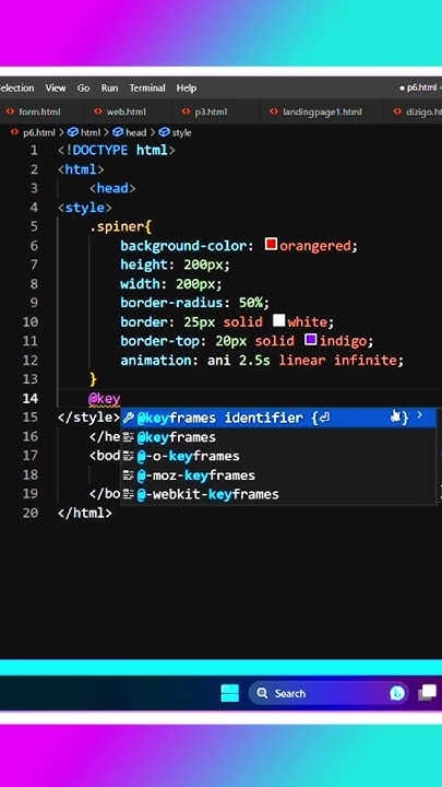 Css Circle Animation Effects Html Css Coding Html5 Programming Shortvideo Youtube 