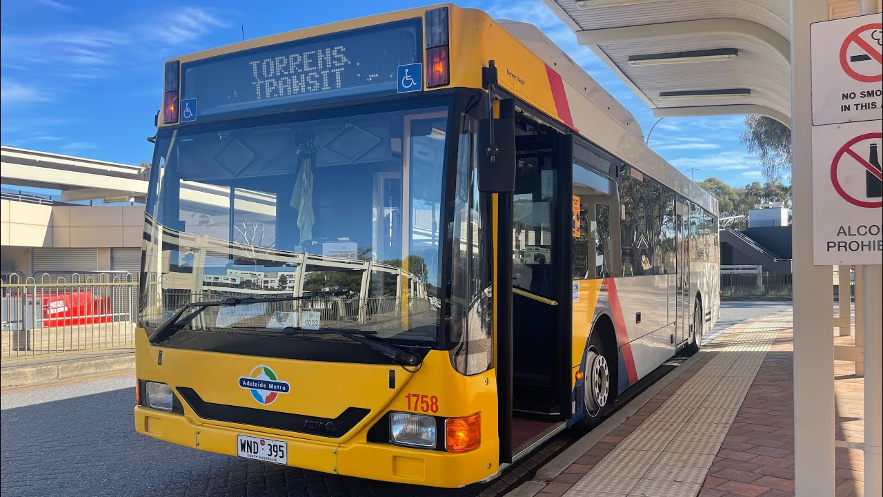 Ex CityFree Torrens Transit MAN NL202 CNG #1758 (LOUD ZF KICKDOWN ...