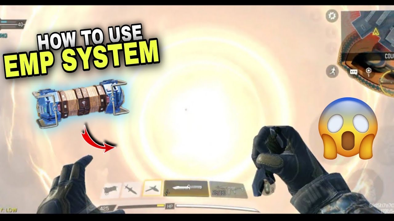 How to use EMP System COD Mobile - New Scorestreak EMP System Gameplay ...