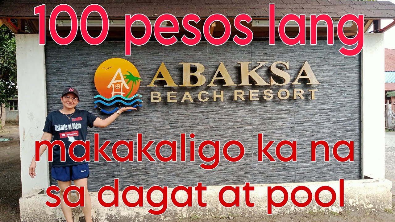 Affordable beach sa Lemery Batangas/Abaksa beach resort - YouTube