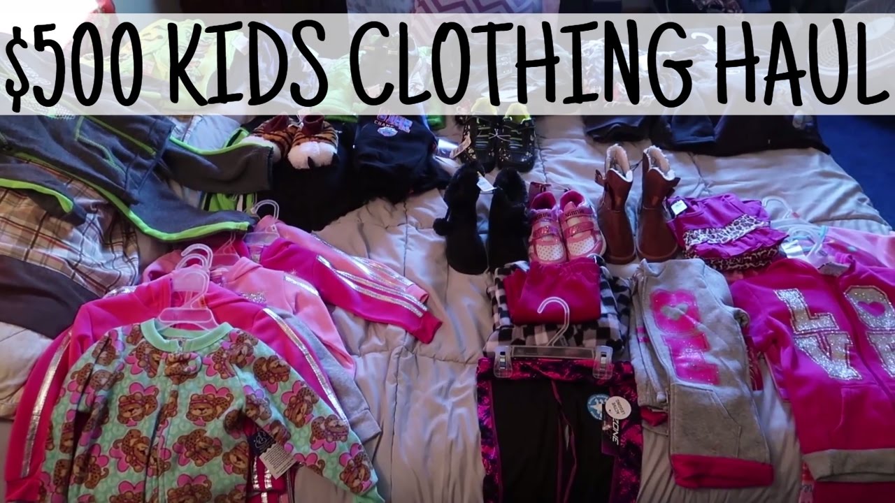 $500 Kids Clothing Haul for $70 // Dollar General - YouTube