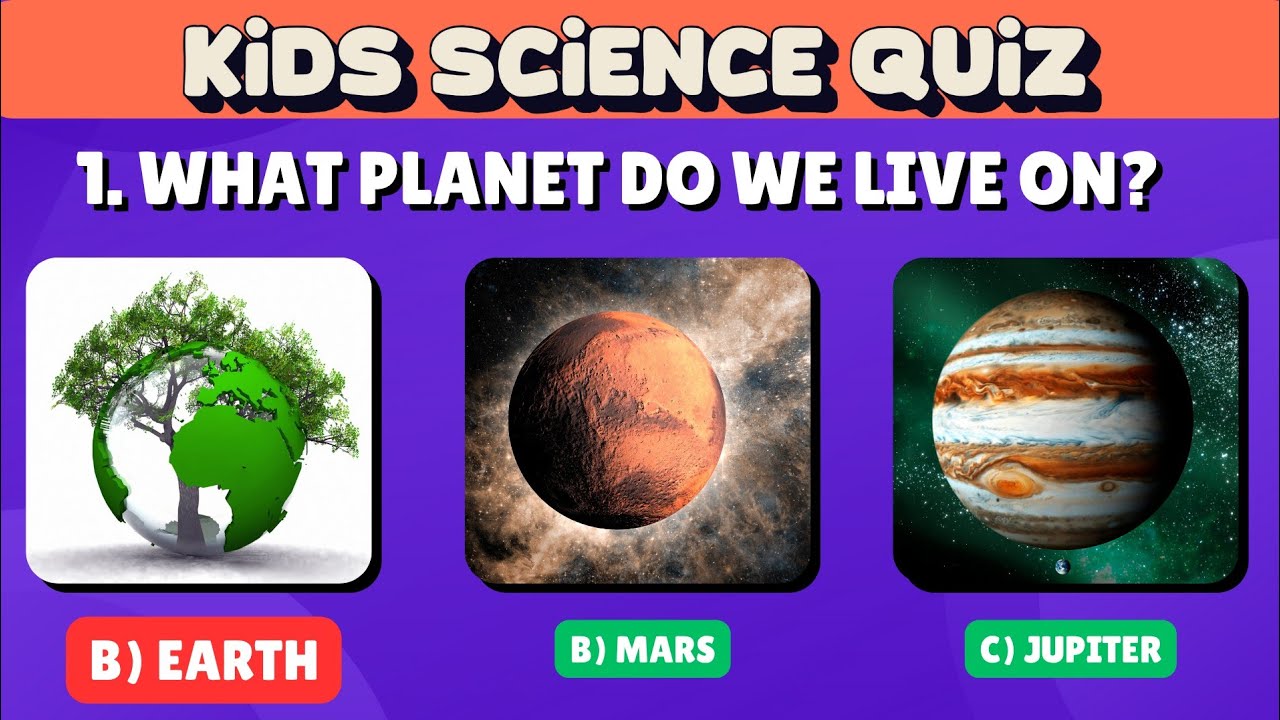 Kids science quiz|kids quizvideo|kids quiz - YouTube