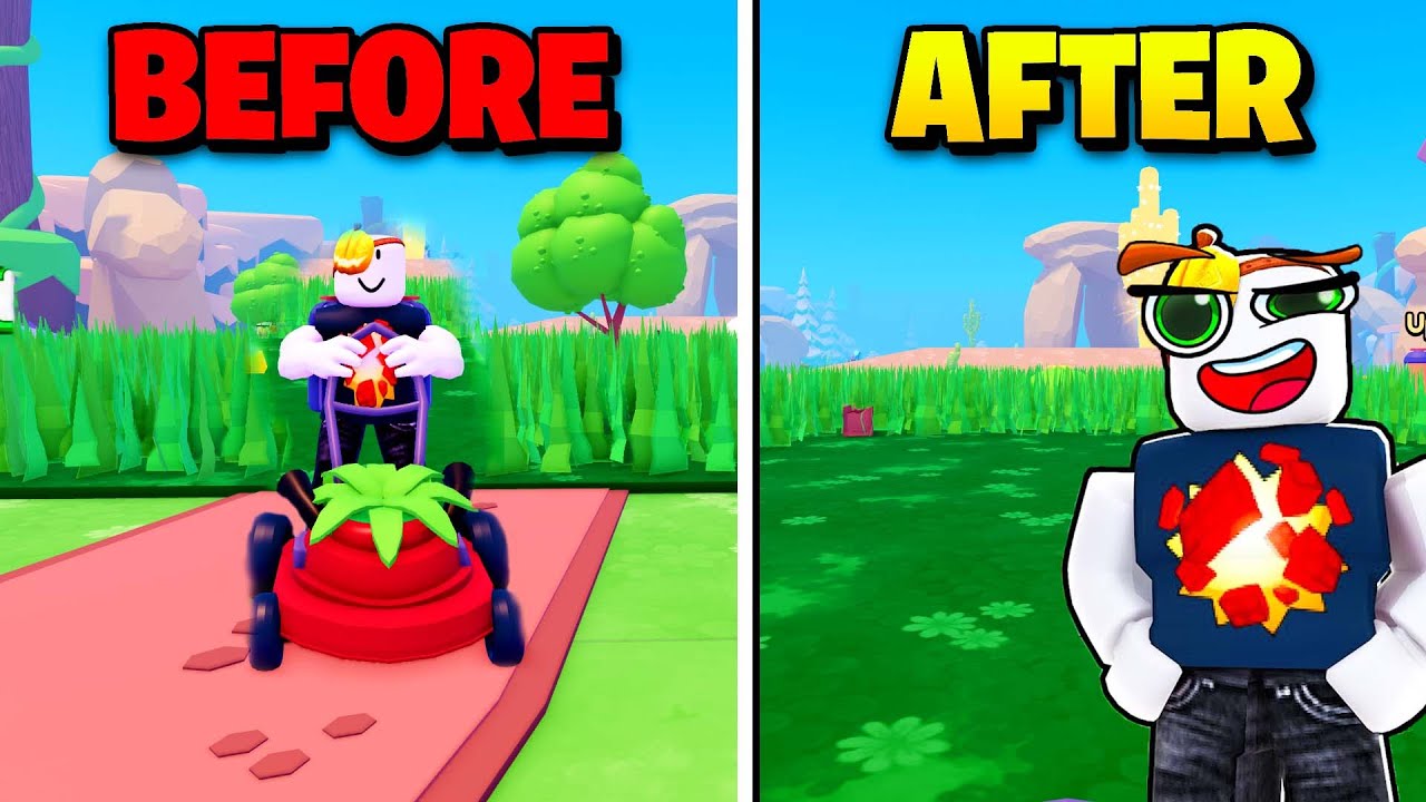 Buying MAX LEVEL MOWER in Roblox Mow The Lawn! - YouTube