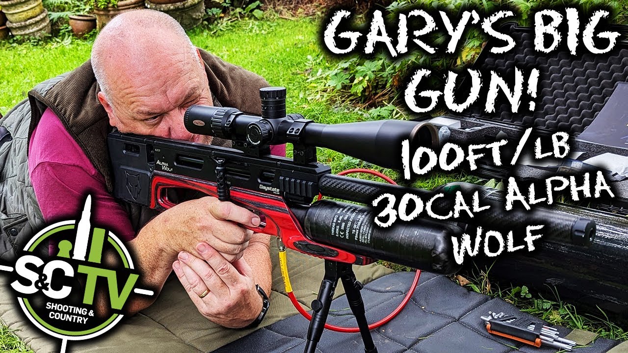 S&C TV | Gary Chillingworth | Shooting the 100ftlb 30cal Alpha Wolf air ...