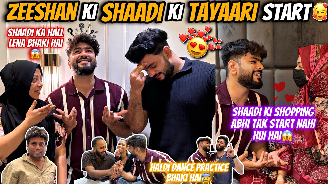Zeeshan Ki Shaadi Ki Tayyari Start😍Uzma Ne Shopping Start Nahi Ki😰Family Hai Pareshan😅|Aman’s ...