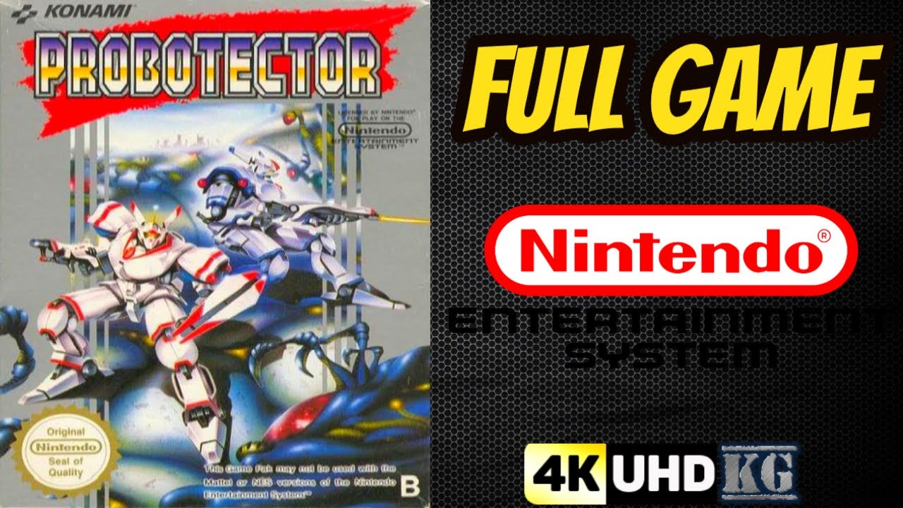 Probotector | NES | 4K60ᶠᵖˢ UHD🔴 | Longplay Walkthrough Playthrough ...