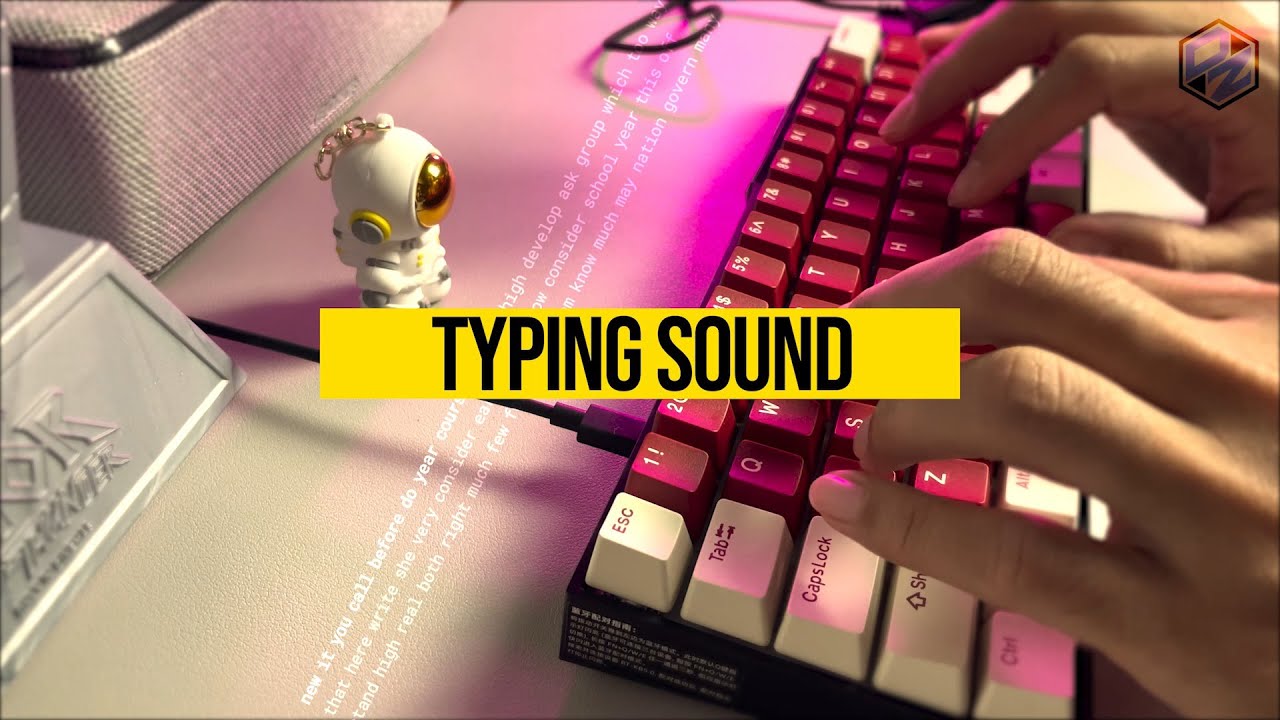 Typing sound of mechanical keyboard - YouTube