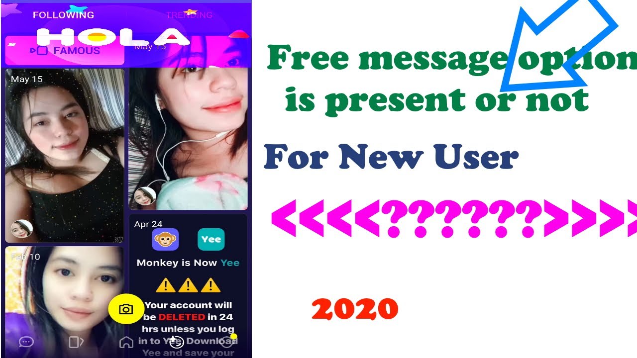 hola random video chat | hola video chat app | hola video - YouTube