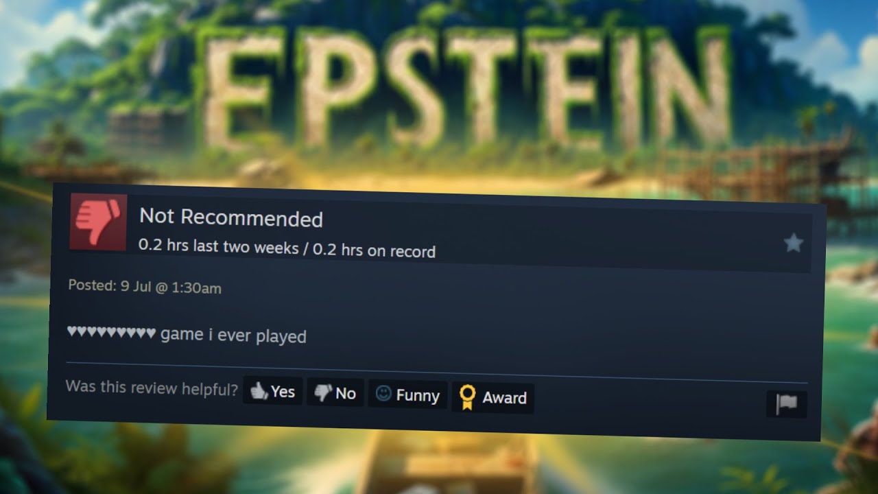 They turned Epstein Island into a game (FULL GAME) - YouTube