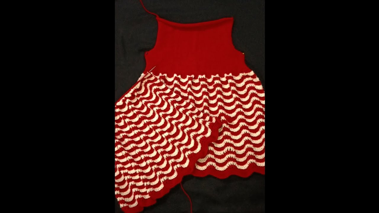 Knitting frock design for (1-2 years) | PART 2 | Nj knitting - YouTube