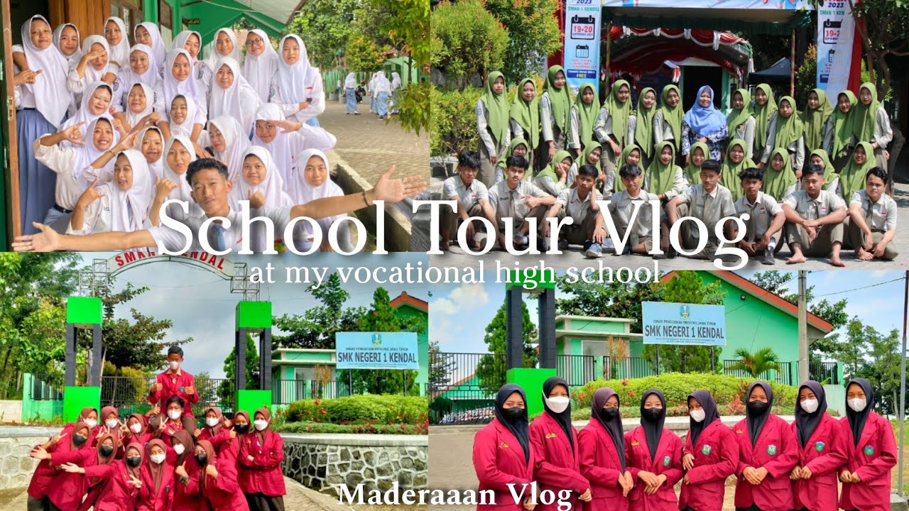 school tour vlog sebelum lulus 👀😔😭💔 | Review dikit🤌🏻😌😚😋😘🥰🔥 - YouTube