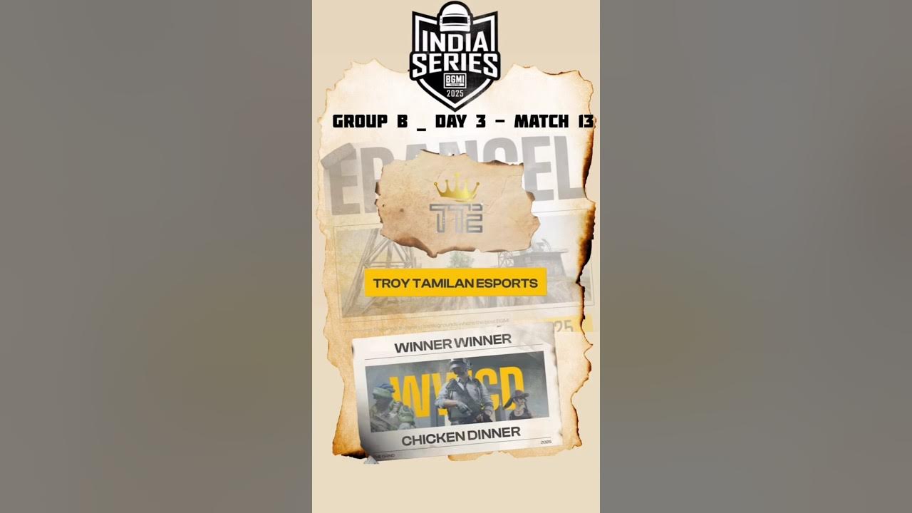 TroyTamilan Esports WWCD | realme BGIS 2025 | THE GRIND | Group B - Day 3 Match 13 Highlights # ...