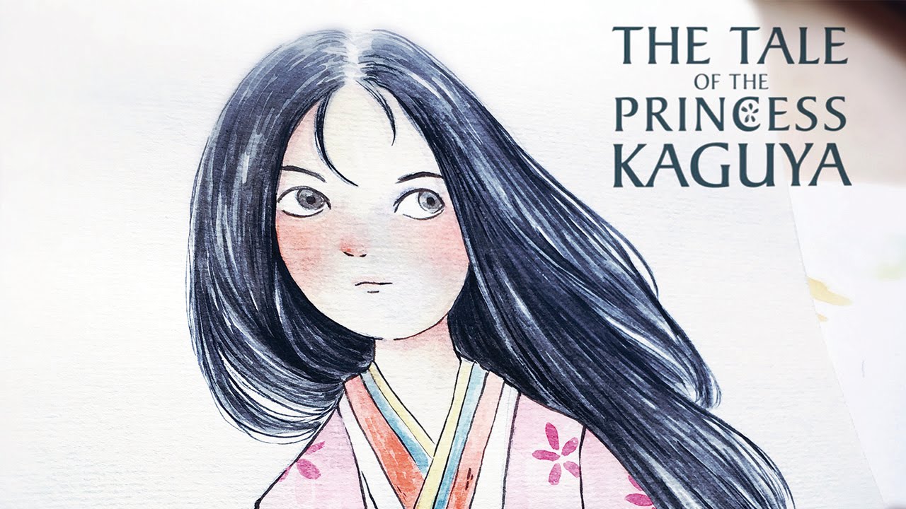 Illustration Princess Kaguya paint - YouTube